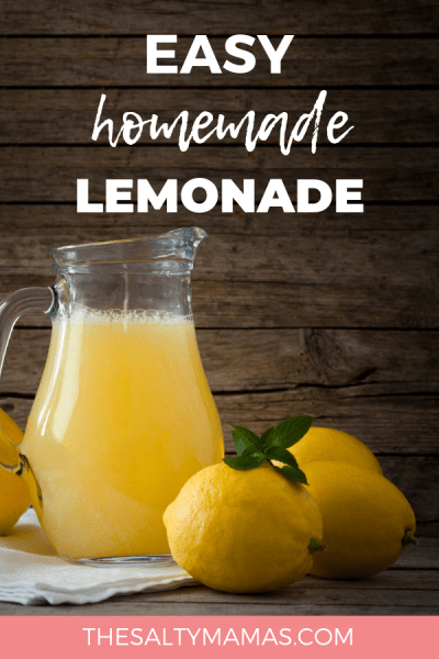 Fresh Lemonade Recipe for Kids- The Salty Mamas