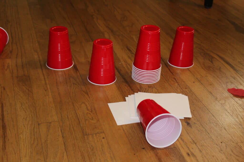 Solo Cup Stacking Engineering Challenge for Preschoolers – The Salty Mamas