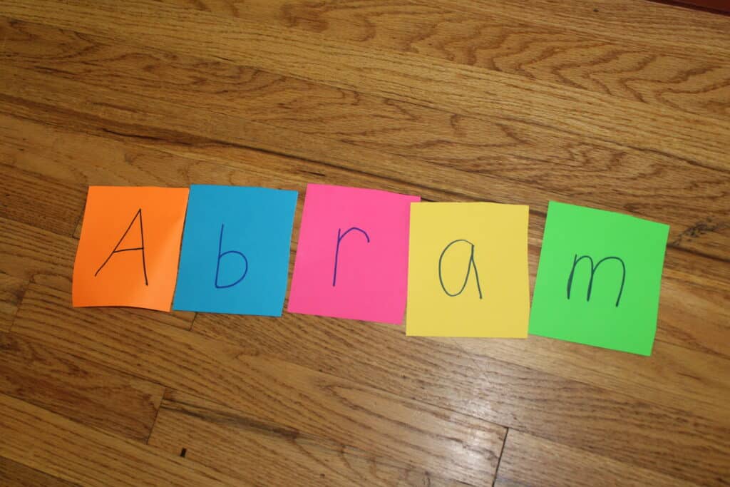 How to Teach a Kid How to Write Their Name – The Salty Mamas