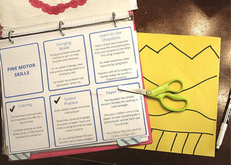 Easy Activity Cards for Kids – The Salty Mamas