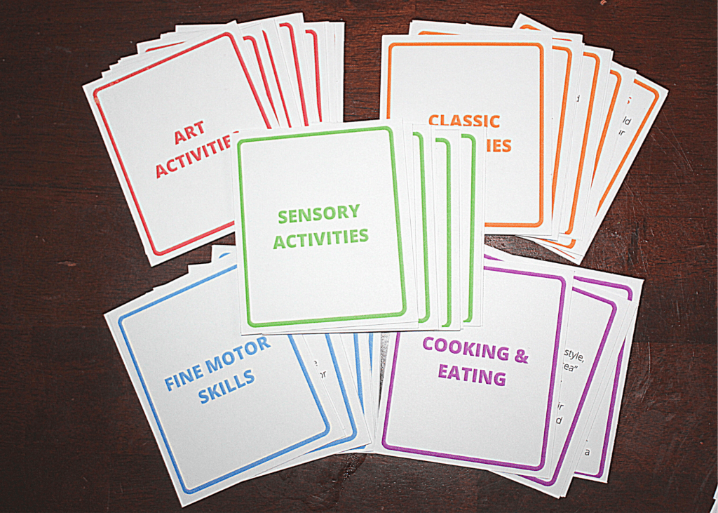 Easy Activity Cards for Kids – The Salty Mamas