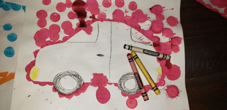 Do A Dot Transportation Art Project (with Free Printables!)